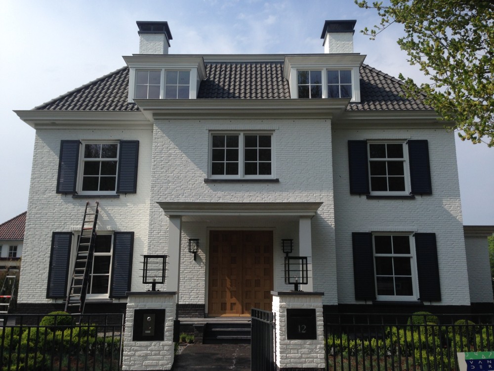 Schildersbedrijf Van Der Blom Leiderdorp - Project Oegstgeest gevel keimen